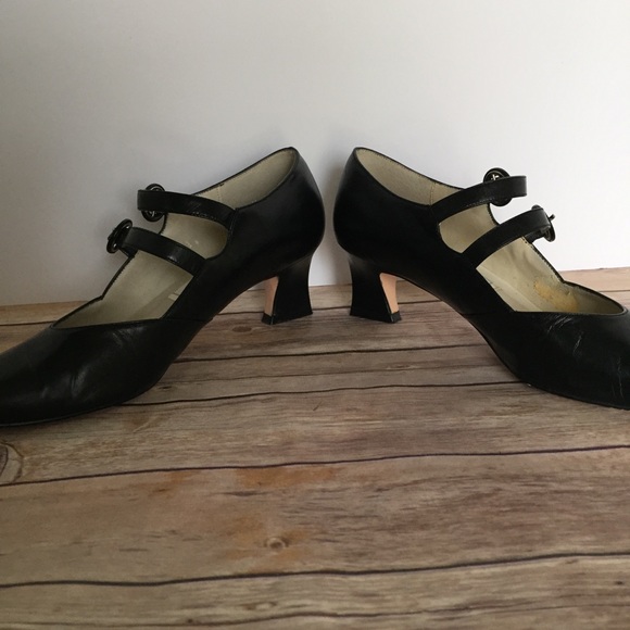 Laura Gayle | Shoes | Laura Gayle 8m Black Heels Straps Buckle | Poshmark